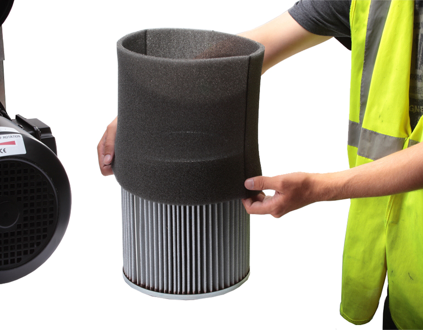 How to replace an EP10A fan filter | Air Control Industries Ltd